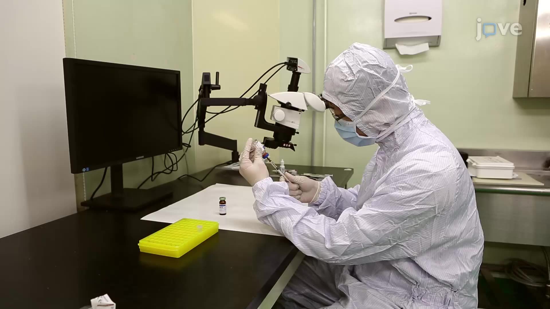 ビデオ マウスモデルにおける網膜色素上皮へのウイルスベクターの網膜下注射 実験 5091