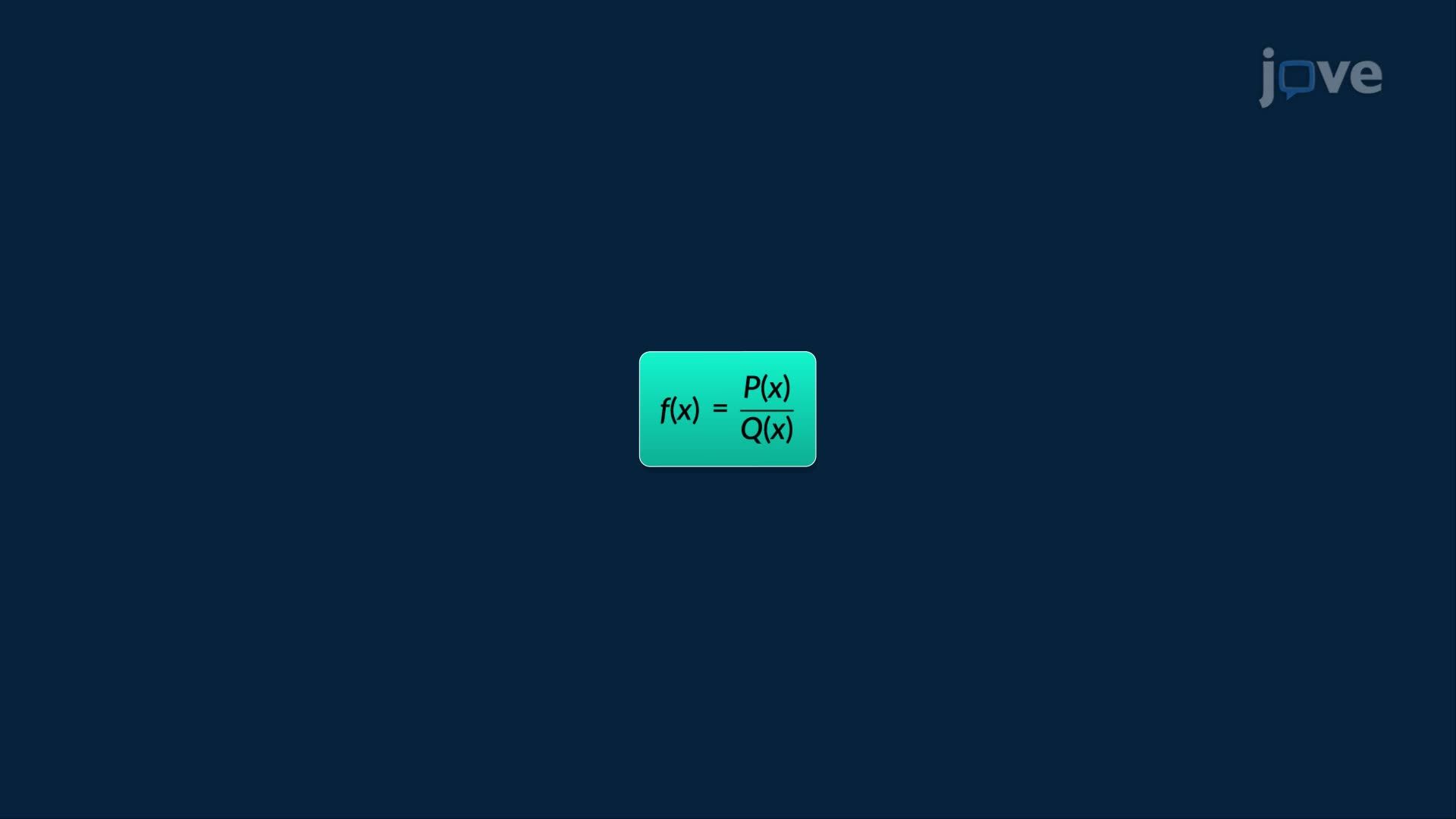 Video: Integration of Rational Functions Using Partial Fractions